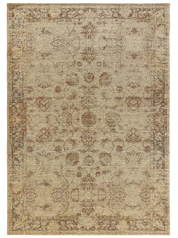 Tapis vintage beige/rouille/bleu 115x170 cm Springs | Maisons du Monde