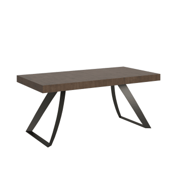 Mesa extensible en madera marrón cm 200/300x100 75h Floyd | Maisons du Monde