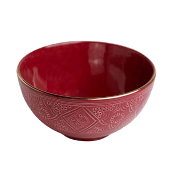 Bol rond en céramique bleu D15CM Empreinte | Maisons du Monde