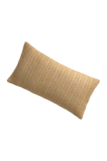 Funda de cojín efecto yute 50x50 NATURE | Maisons du Monde