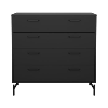 Commode en métal noir 80x37x78h | Maisons du Monde