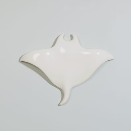 Witte stenen roggenwanddecoratie 40x31 Saranda | Maisons du Monde