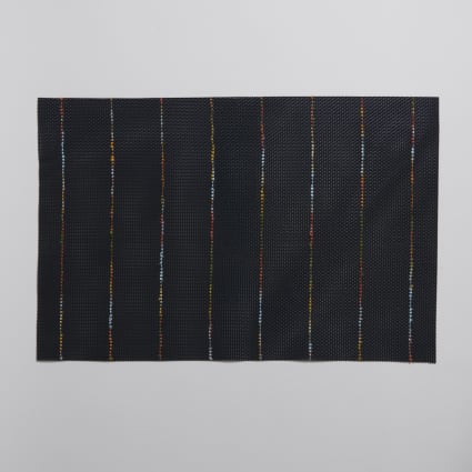 Set de table noir et rayures multicolores Tula | Maisons du Monde