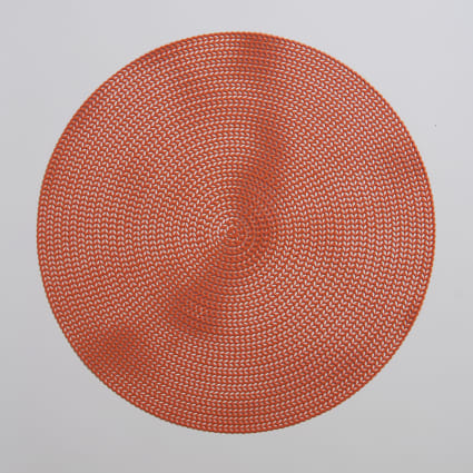 Set de table rond orange D38 Solène | Maisons du Monde