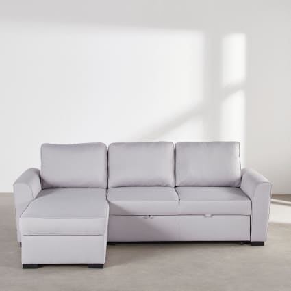 Grijze 3/4-zits slaapbank Montreal | Maisons du Monde