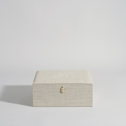 Portagioie color crema e rosa cipria, alt. 10 cm Bourgeoisie | Maisons ...