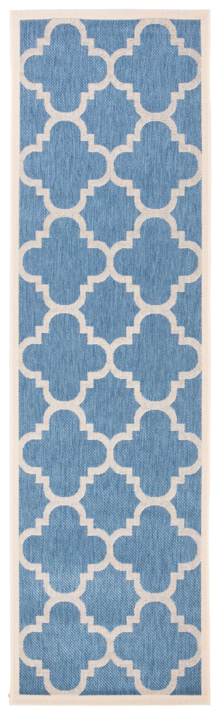 Tappeto Blu/Beige 69 X 244 cm Courtyard | Maisons du Monde