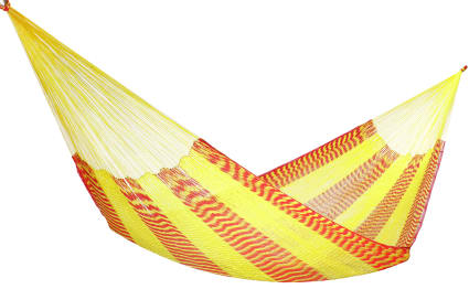 Hamaca tradizionale messicana XL - Amarillo y Rojo | Maisons du Monde