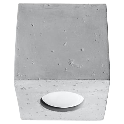 Plafonnier Béton Gris GU10 1 Quad Quad | Maisons du Monde