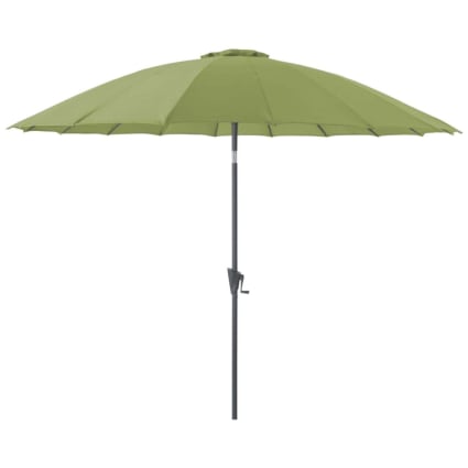 Parasol terrasse en fibre de verre 300 cm olive Pagode | Maisons du Monde
