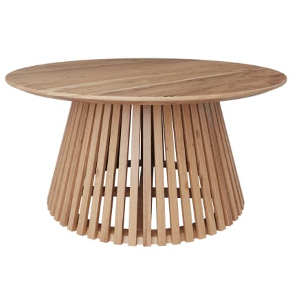 Runder Couchtisch aus hellem Akazienholz, D.80cm Képès | Maisons du Monde