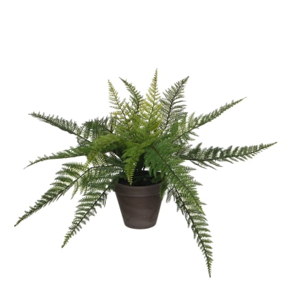 Plante artificielle Vert Polyester H38xl50xL50cm Fern | Maisons du Monde