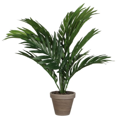 Plante artificielle Vert Polyester H45xl60xL60cm Areca palm | Maisons ...
