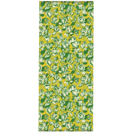 Coprisdraio pronto all'uso con stampa fiori grafici giallo Aponi ...