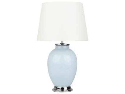 Lampe à poser céramique bleu clair Brenta | Maisons du Monde
