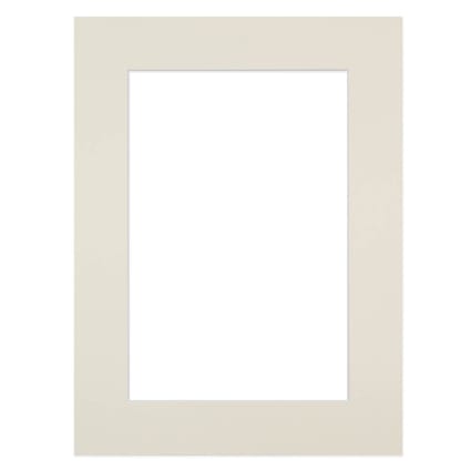Passe-partout blanc cassé 40x50 cm ouverture 30x40 cm carton ...