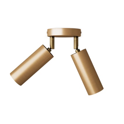 Wandleuchte aus satiniertem Bronze-Metall mit zwei Strahlern | Maisons ...