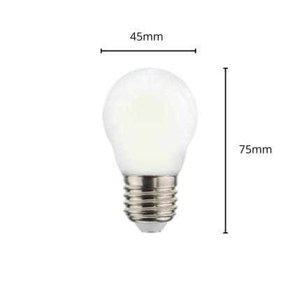 Bombilla LED de filamento Milk Esfera G45 Luminarie | Maisons du Monde