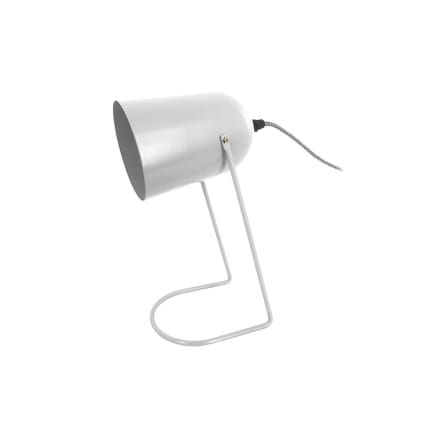 Lampe de table fer blanc 30x18cm Enchant | Maisons du Monde