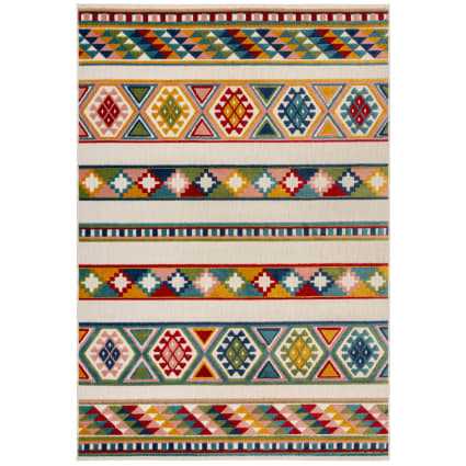 Tapis intérieur extérieur moderne multicolore 200x290 cm Dawn | Maisons ...