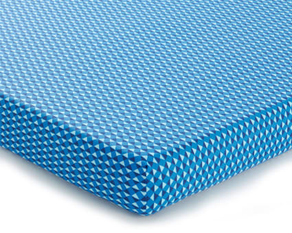 Drap-housse en coton bleu 160x200x28cm Poissons | Maisons du Monde