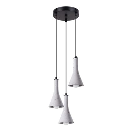 Suspension Béton Gris E14 3 Rea Rea | Maisons du Monde