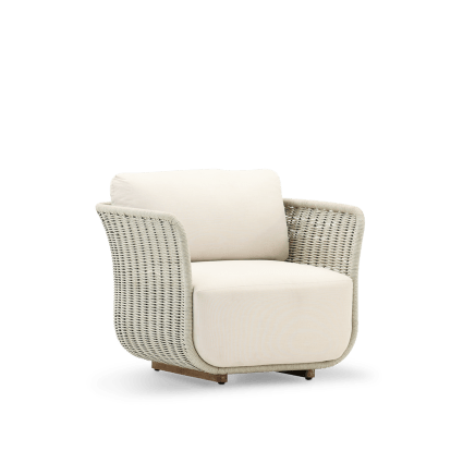 Pack 2 sillones jardin cuerda gris Corfu | Maisons du Monde