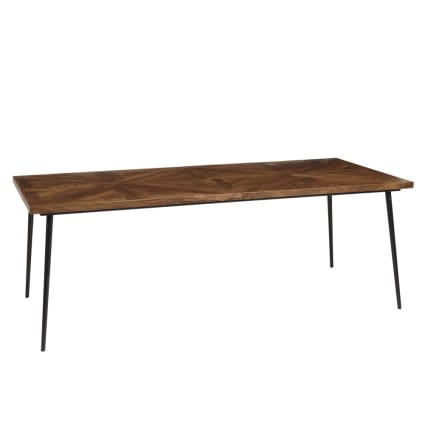 Table … manger rectangulaire 220x100cm bois recycl‚ Kiara | Maisons du ...