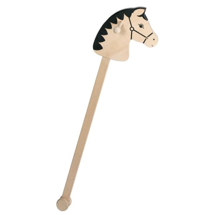 Callu Cheval bâton en bois beige 23x20x100 cm | Maisons du Monde
