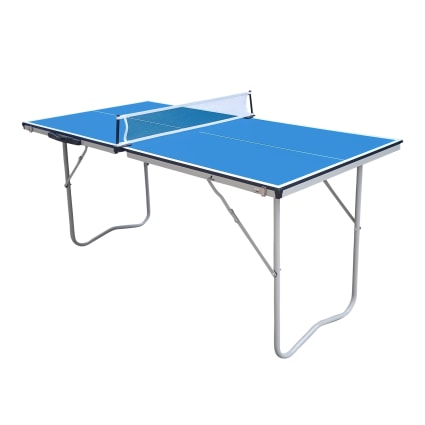 Tavolo da ping pong pieghevole e portatile, blu, 150 x 67 x 69 cm Mini ...
