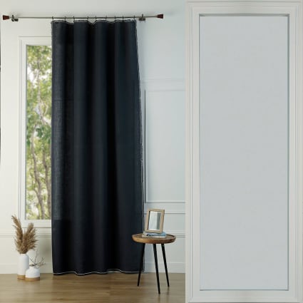 Rideau panneau lin lavé Gabriel | Maisons du Monde