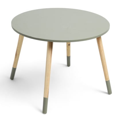 Table ronde enfant bois 60x60x43 cm Sauge Le roi de la jungle | Maisons ...