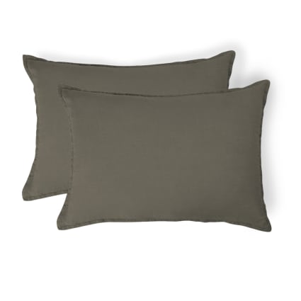 Set di 2 federe lino cm Camille | Maisons du Monde