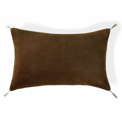 Coussin velours de coton Danube | Maisons du Monde