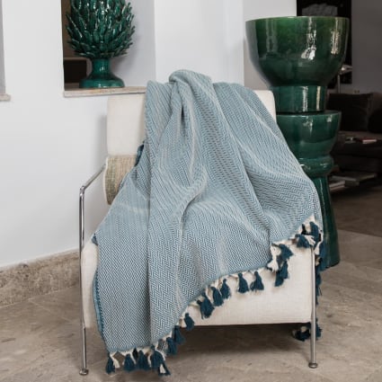 Plaid coton Megeve | Maisons du Monde