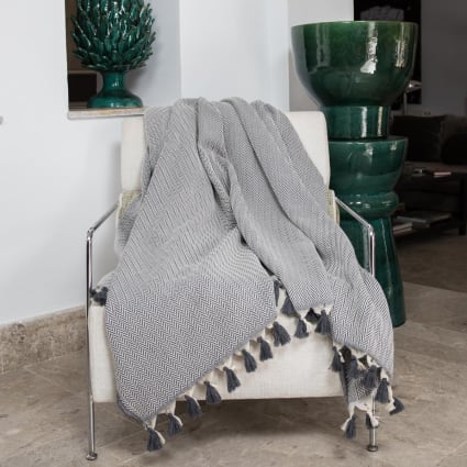 Plaid coton Megeve | Maisons du Monde