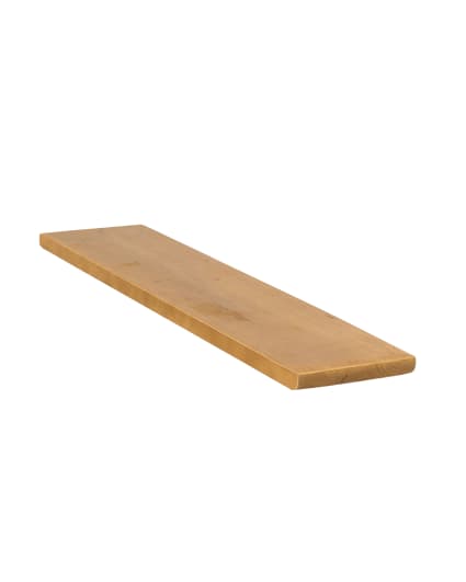 Estantería flotante de madera maciza de abeto en marrón claro Lada ...