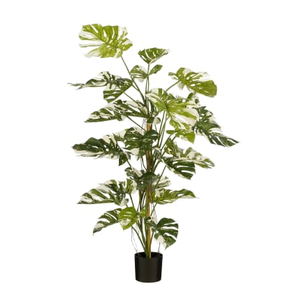 Plante artificielle Vert Polyester H140xl120xL120cm Monstera | Maisons ...