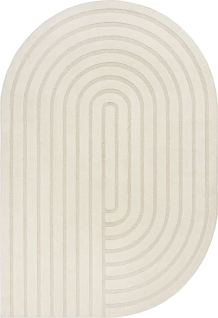 Tapis forme moderne bohème scandinave, crème, 160 x 230 cm Everest ...