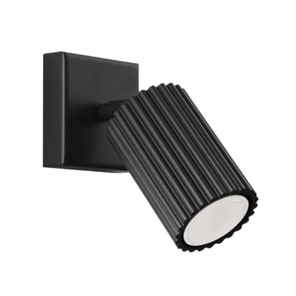 Applique Aluminium Noir GU10 1 Karbon Karbon | Maisons du Monde