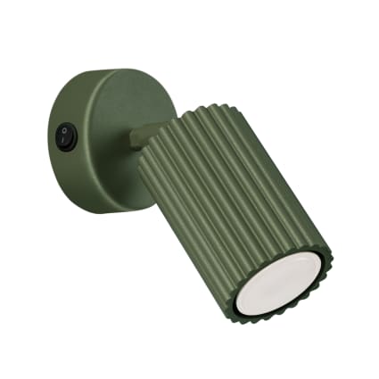 Applique Aluminium Vert Olive GU10 1 Karbon Switch Karbon | Maisons du ...