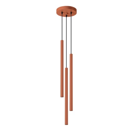 Suspension Acier Ocre Rouge G9 3 Pastelo Pastelo | Maisons du Monde