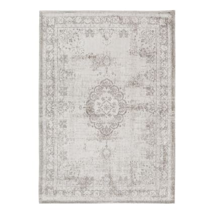 Tapis salon et chambre tissé plat 170x240 cm Beige Fading world ...