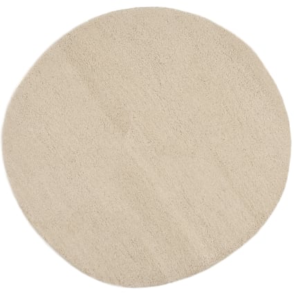 Original Berberteppich aus Marokko - Weiß Durchmesser 250 cm Berber ...