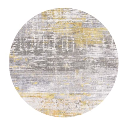 Waschbarer gelber Teppich für drinnen und draußen 140x200cm Atlantic ...
