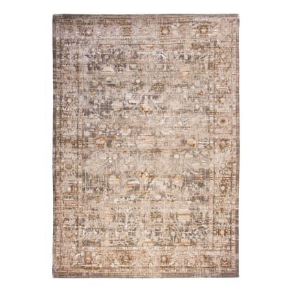Tapis salon et chambre tissé plat 170x240 cm Beige Antiquarian ushak ...