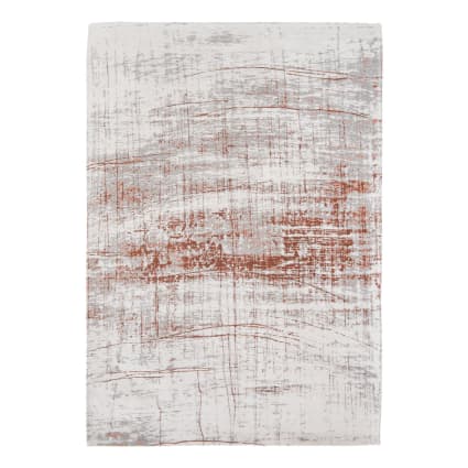 Tapis salon et chambre tissé plat 140x200 cm Marron Mad men griff ...