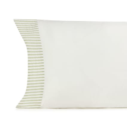 Funda de almohada algodón 180 hilos rayas. 100% Algodón (1pax) Crese ...