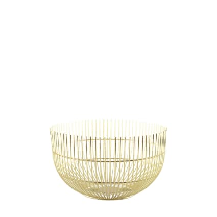 Panera dorada modelo grande 20x20x12 cm | Maisons du Monde