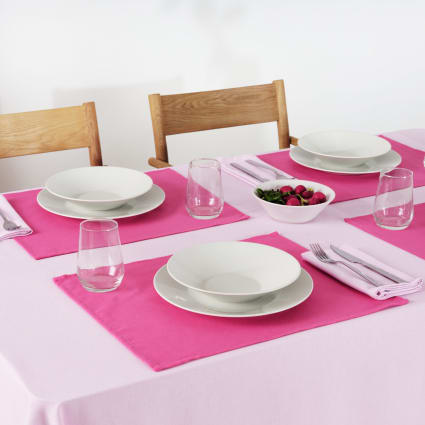 Set de table 100% lin fuchsia (x2) Vibrance | Maisons du Monde